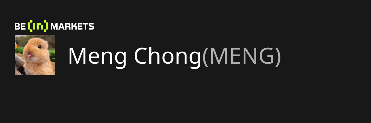 Meng Chong (MENG) Informações sobre preço, MarketCap, gráficos e ...
